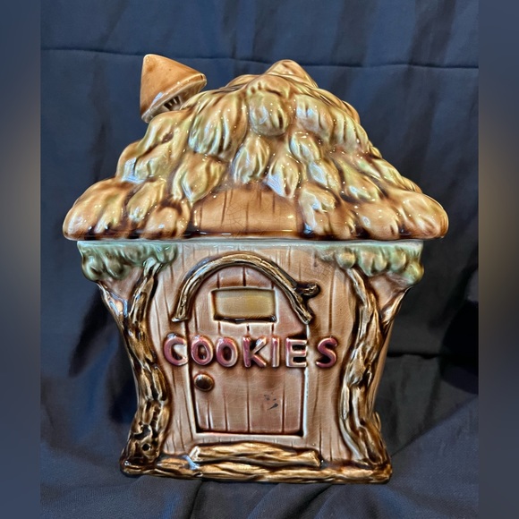 Accents | Vintage Tree House Cookie Jar | Poshmark